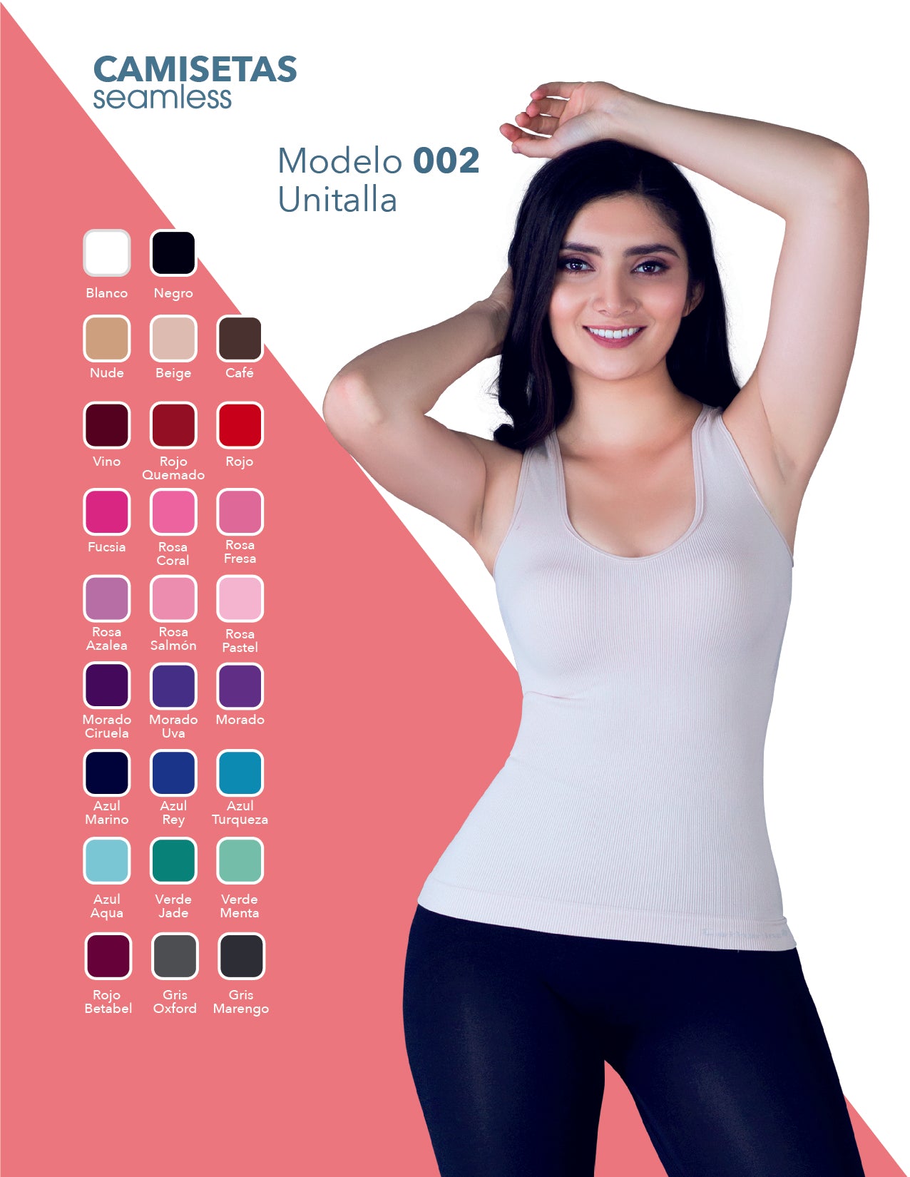 Camiseta de microfibra unitalla 002 dama – Bonetera De Angel